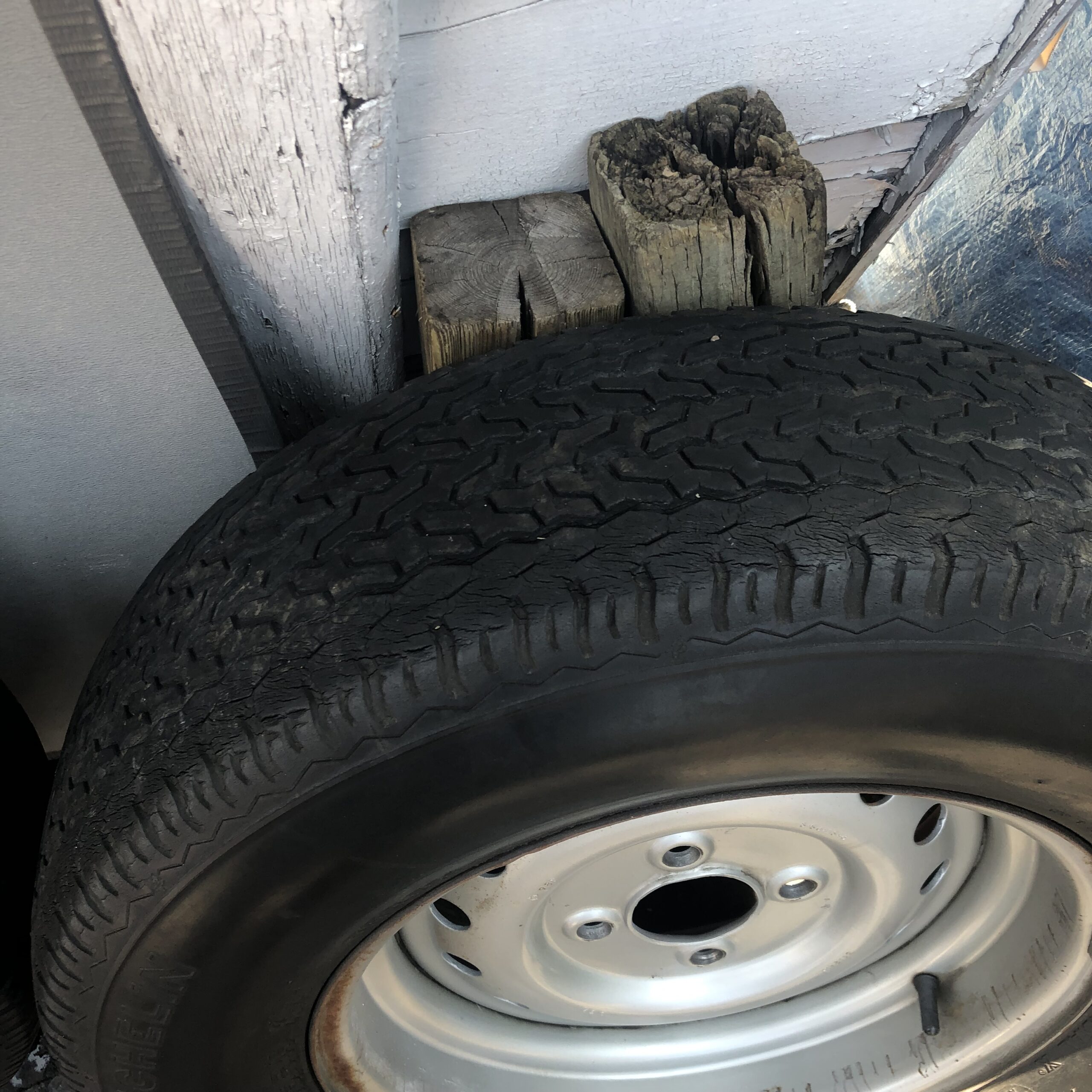 TR6 parts — original steel rims/tires/trim rings – Toronto Triumph Club