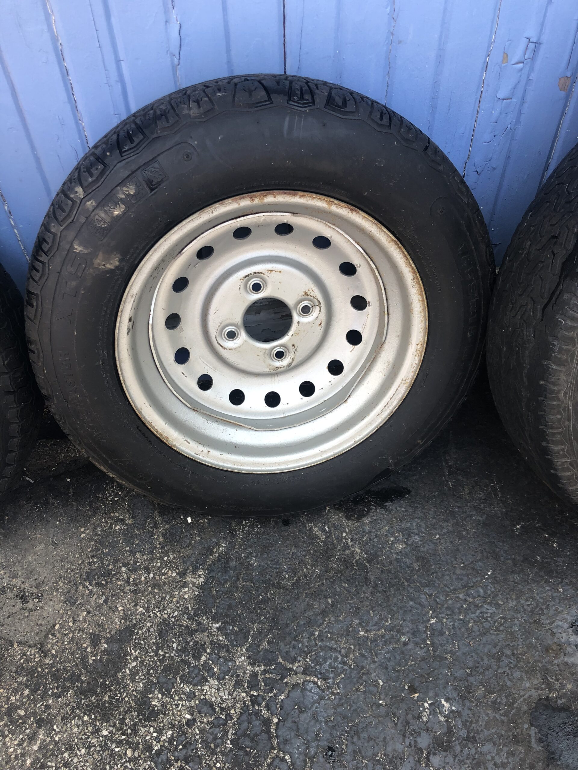 TR6 parts — original steel rims/tires/trim rings – Toronto Triumph Club